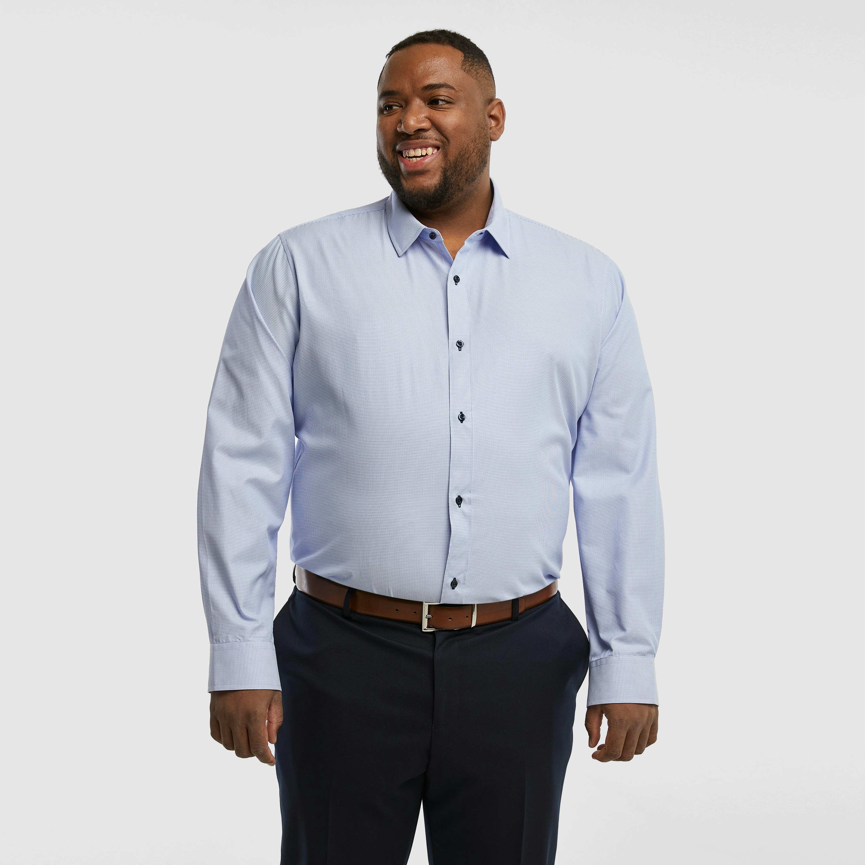 Blue Cohen Textured Dress Shirt | AXL+CO by Connor