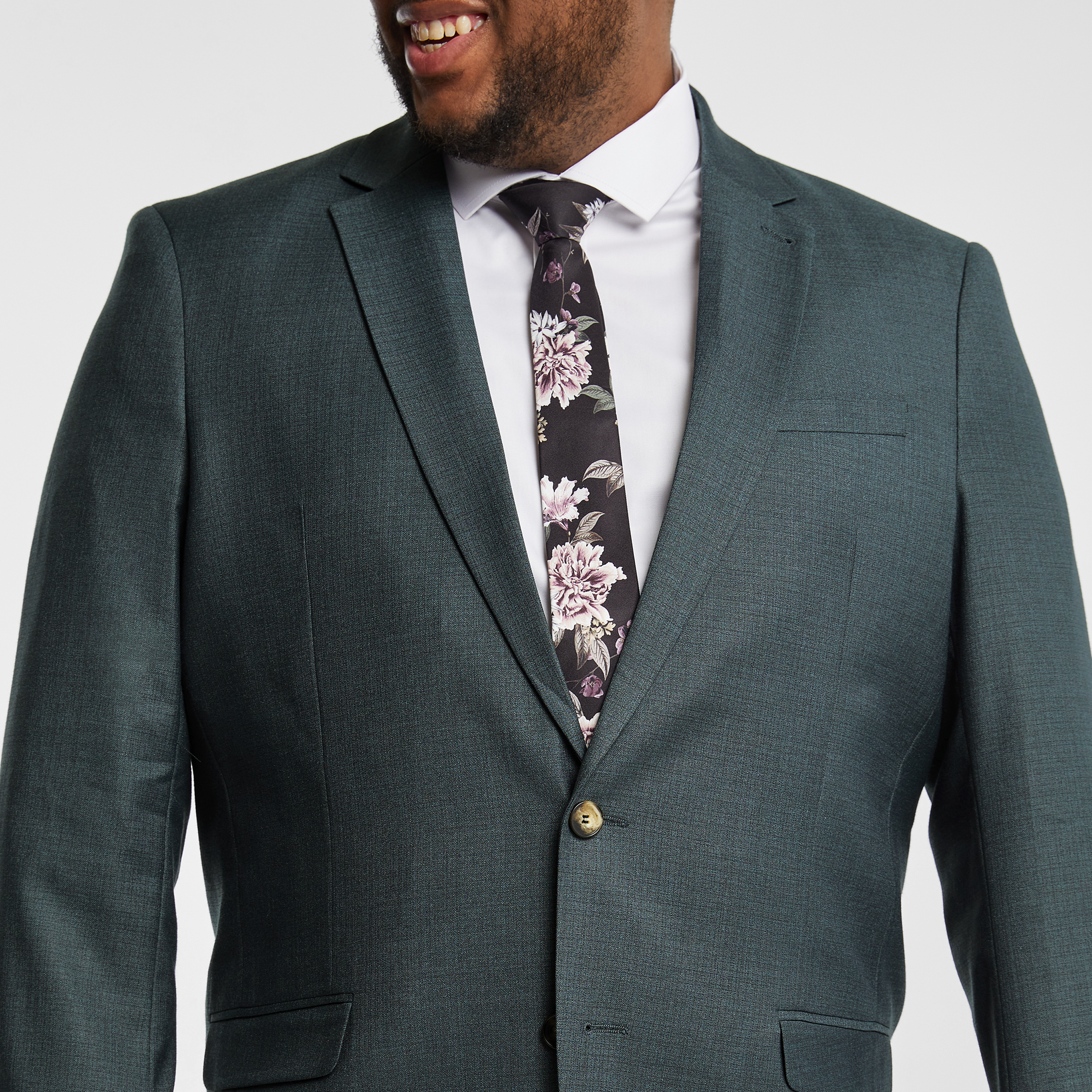 Petrol Formosa Textured Suit Jacket | AXL+CO
