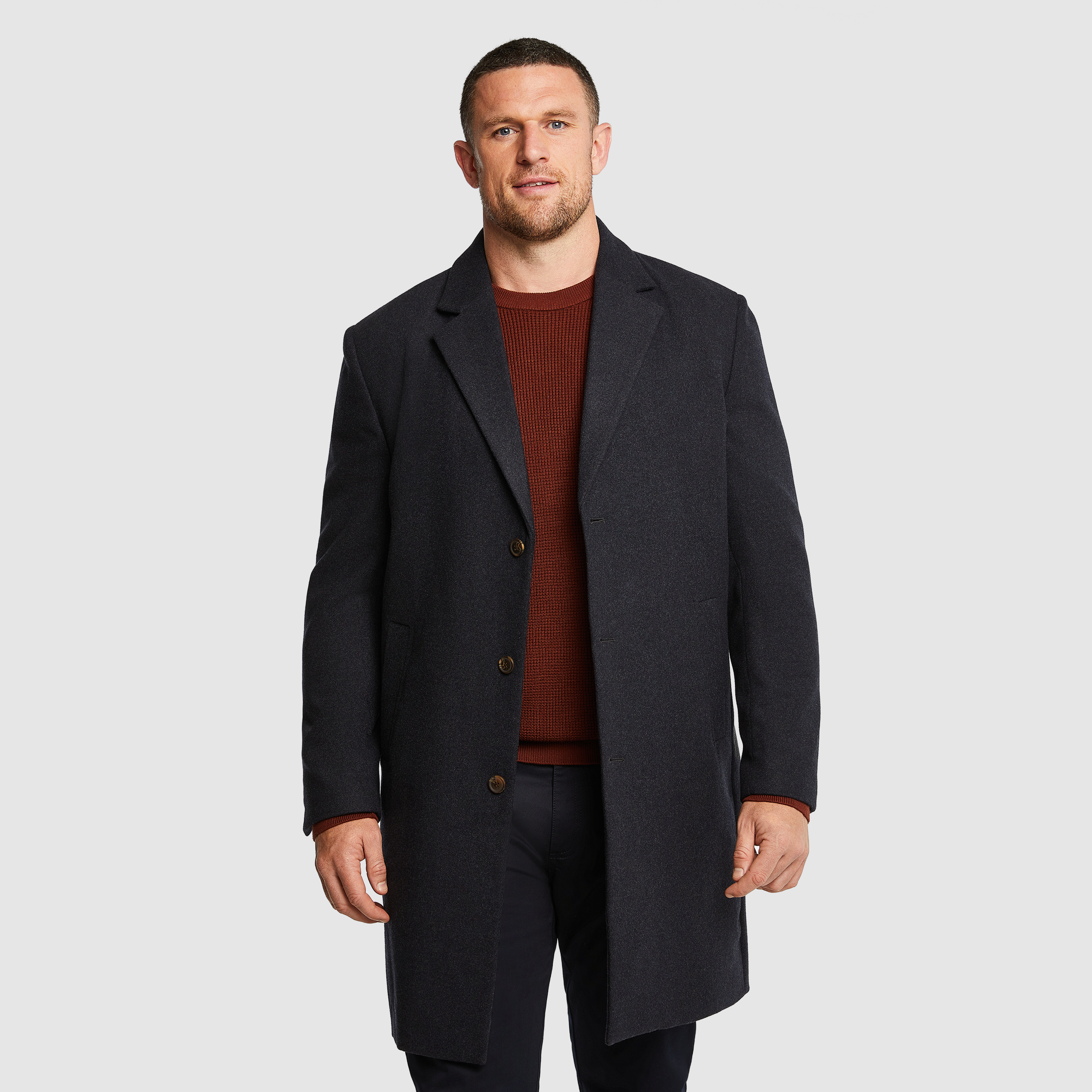 Steel Berkshire Coat | AXL+CO by Connor