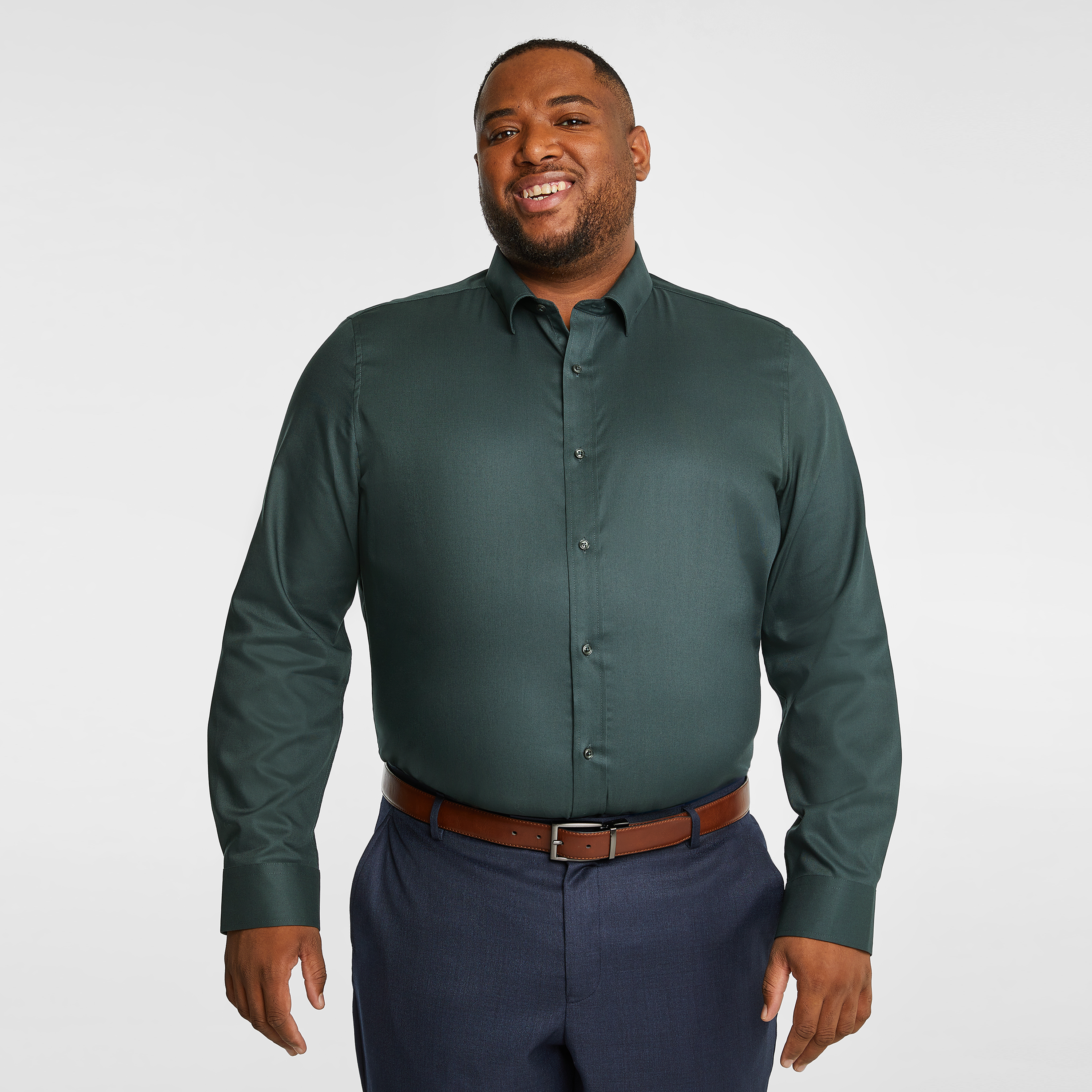 Petrol Green London Classic Dress Shirt | AXL+CO