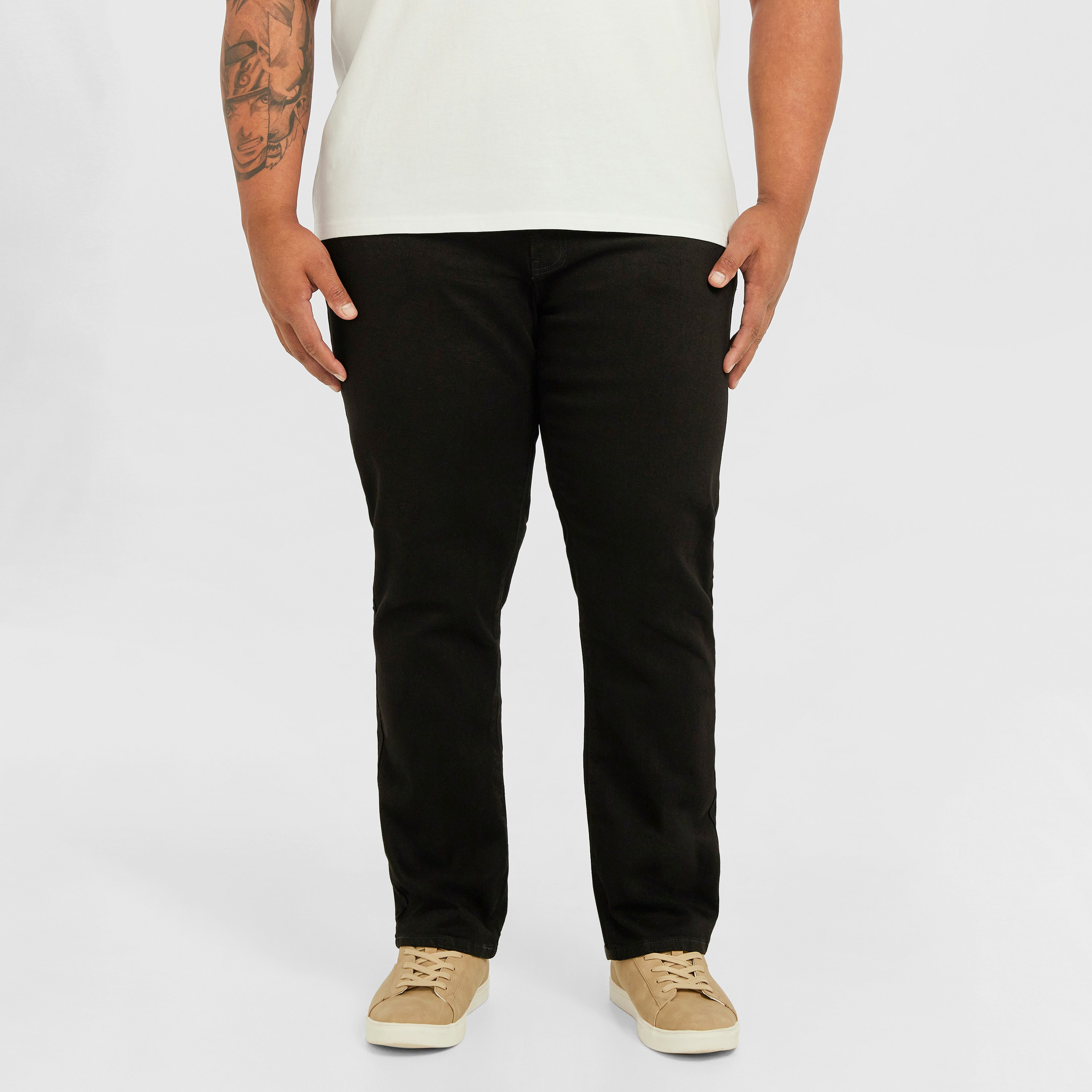 Black Toronto Straight Leg Jeans | AXL+CO by Connor