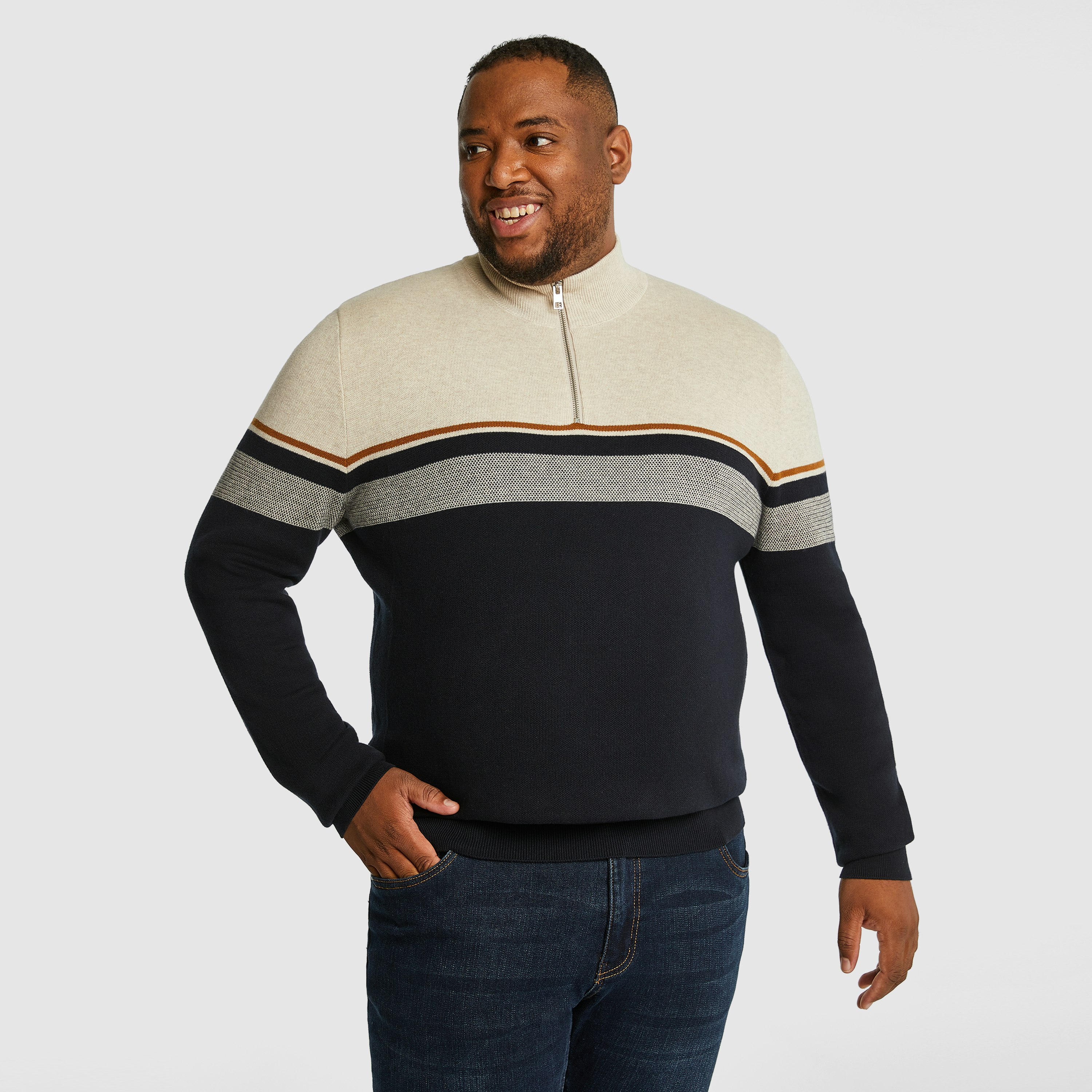 Ecru Garfield Stripe Knit | AXL+CO by Connor