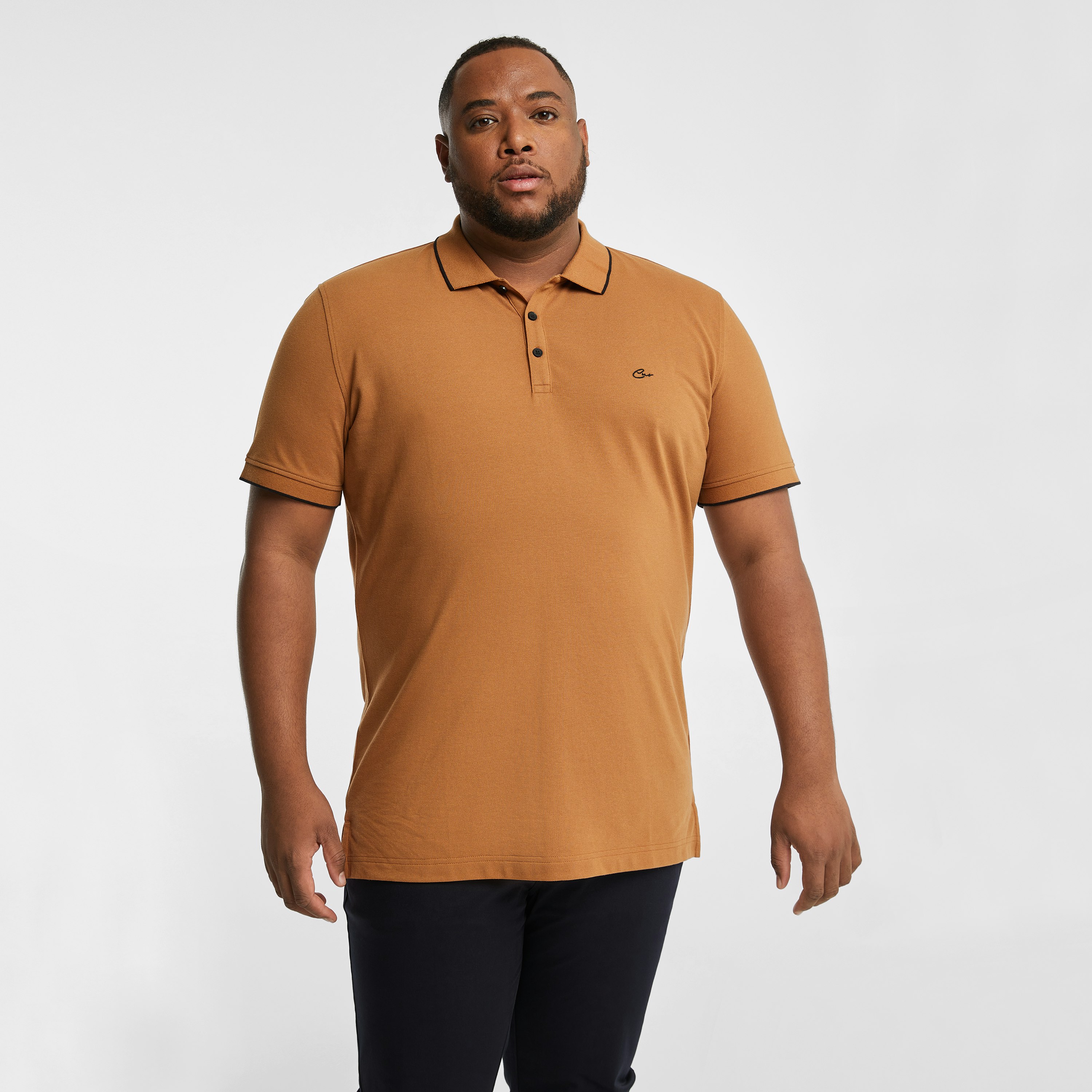 Caramel Lombard Polo Shirt | AXL+CO by Connor