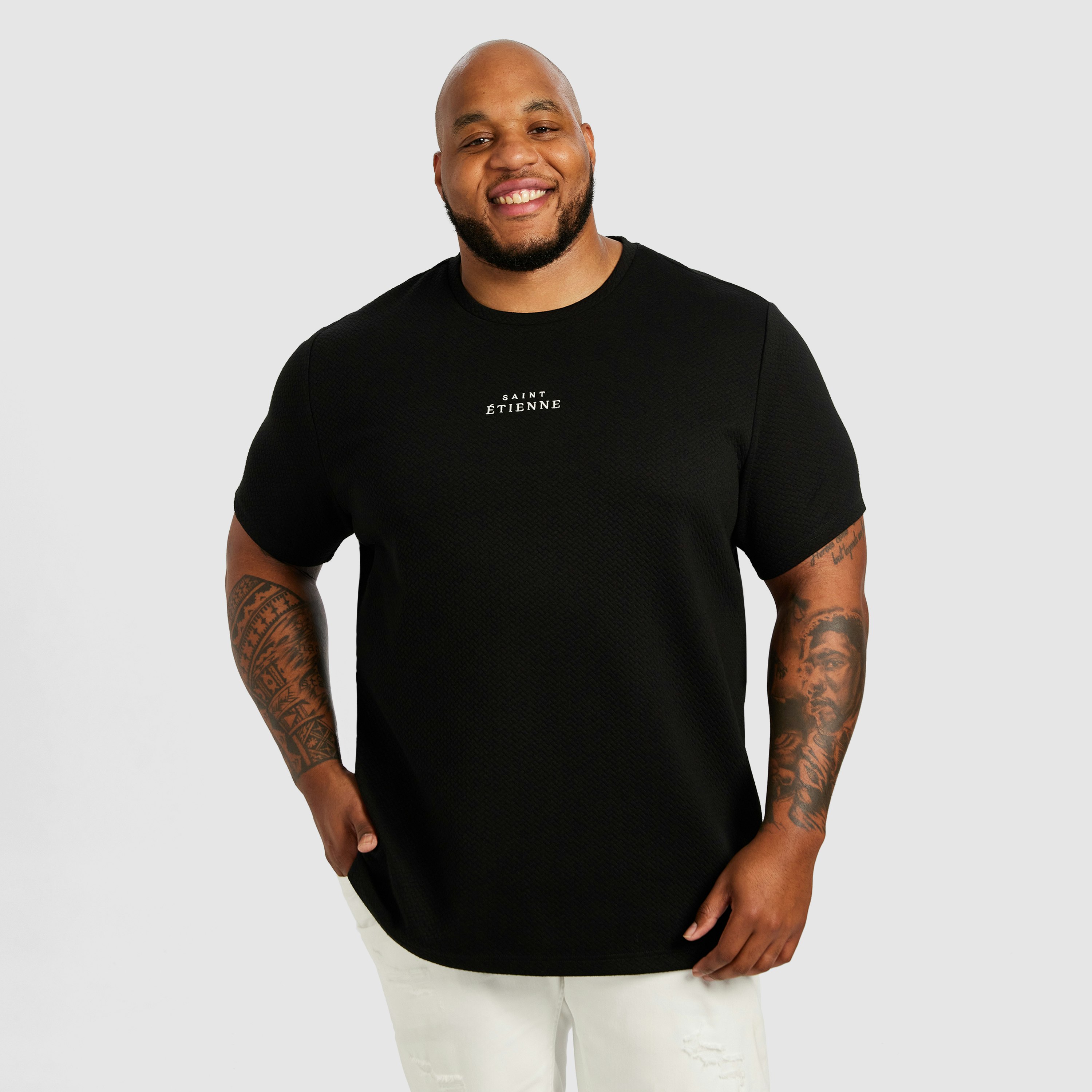 Black Dolan Crew Neck Tee | AXL+CO by Connor